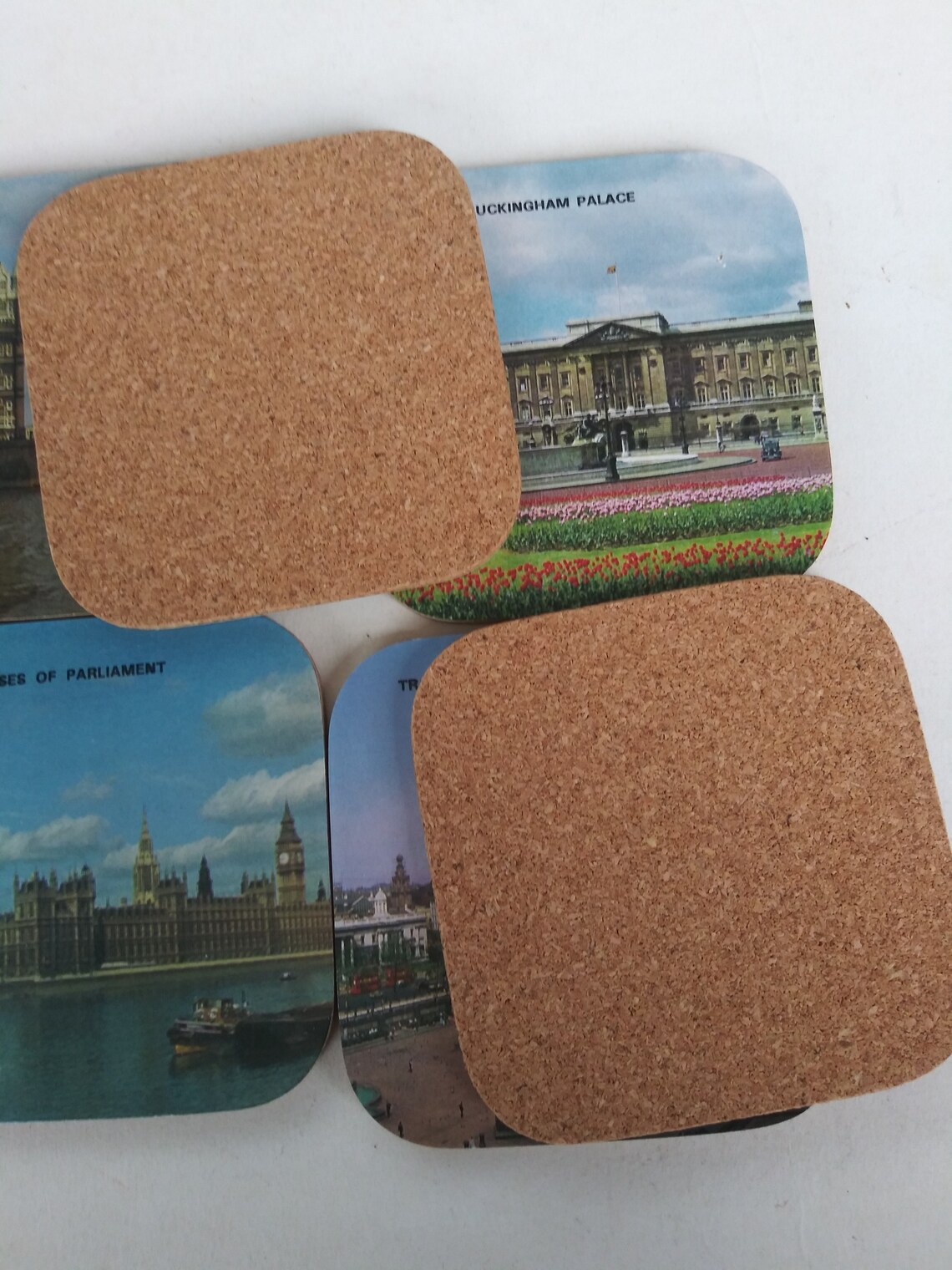 Set of 6 Vintage London Coasters - Etsy