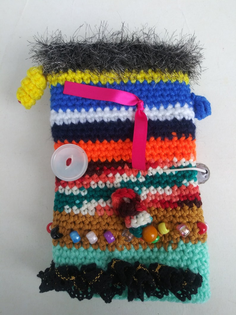 Knitted Fidget Muff Sensory Muff for Dementia, Alzheimer's, Stress ...