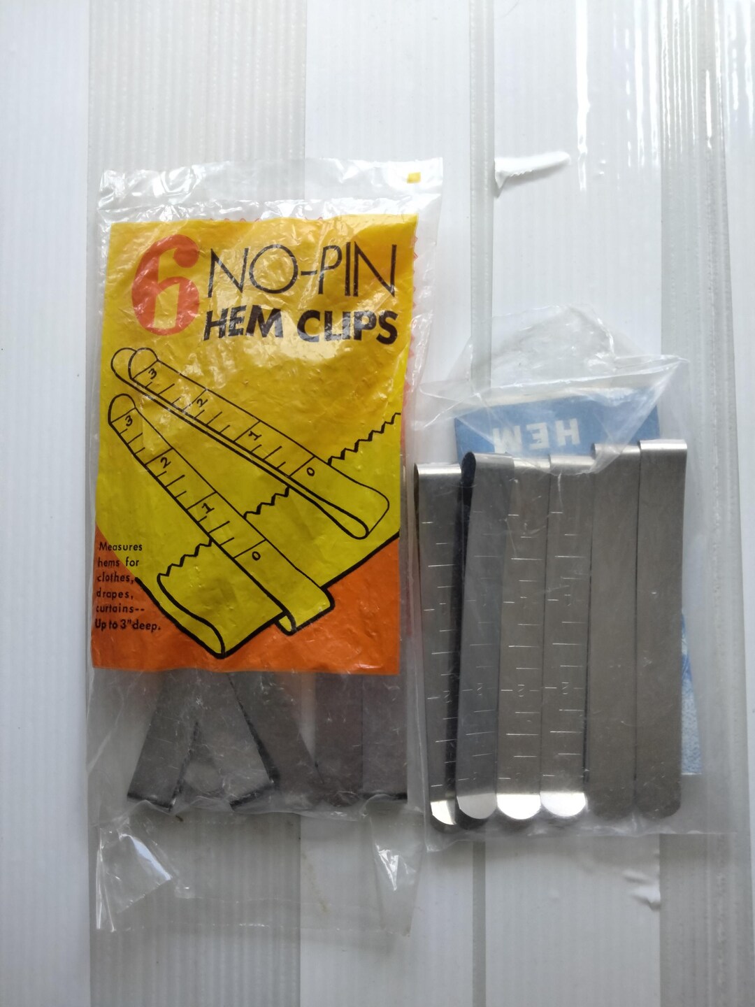 Set of 12 Metal Sewing Crimping Clip Fabric Hem Clips - Etsy