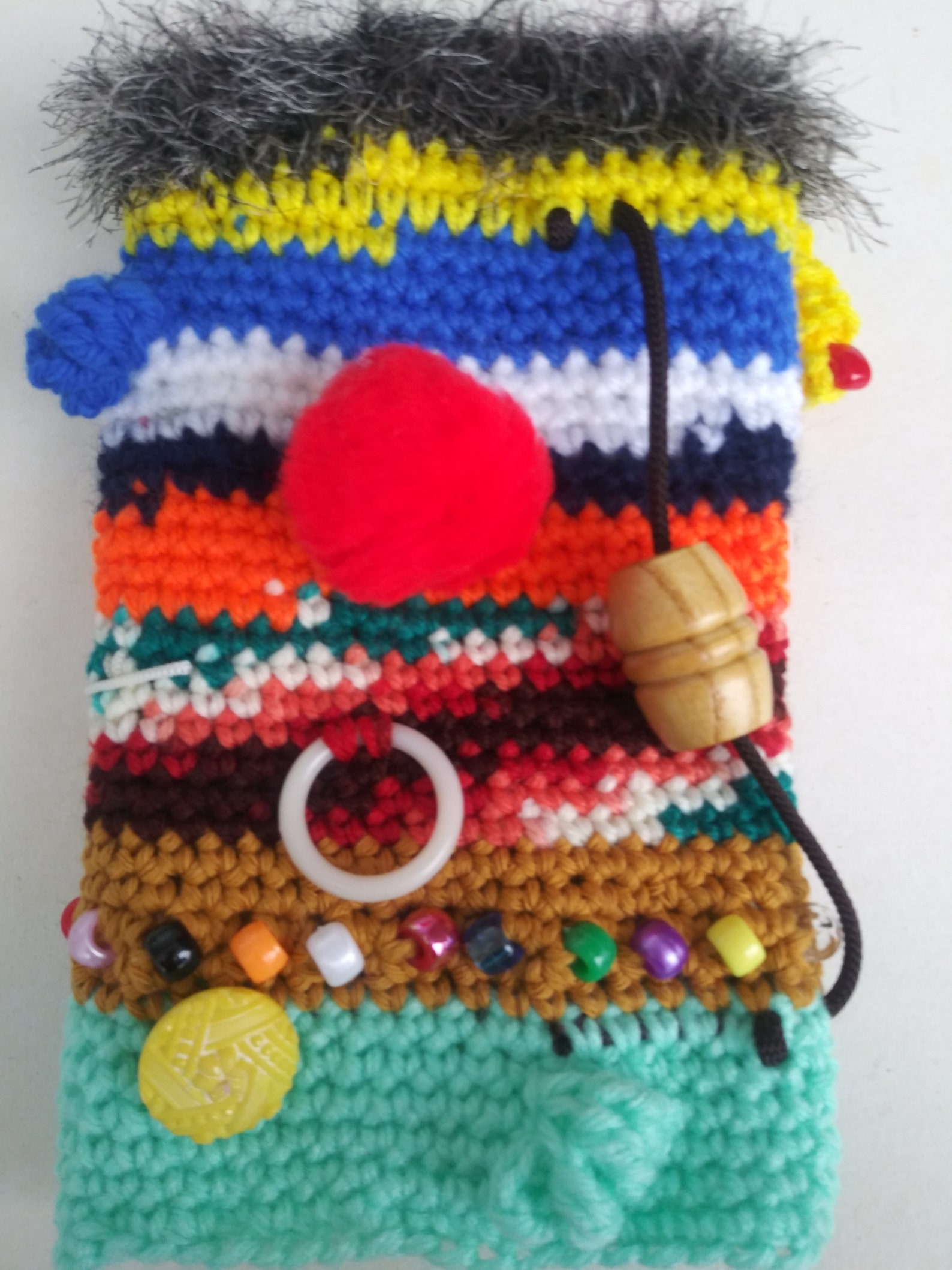 Knitted Fidget Muff Sensory Muff for Dementia, Alzheimer's, Stress ...