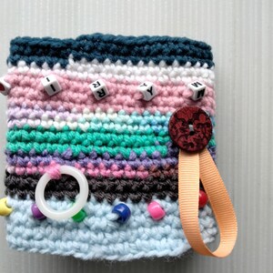 1 Small Knitted Fidget Muff Sensory Muff for Dementia, Alzheimer's ...