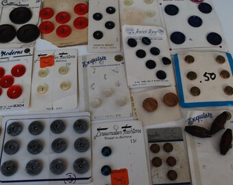 Vintage Buttons Mixed Lot 85 Pc - Etsy