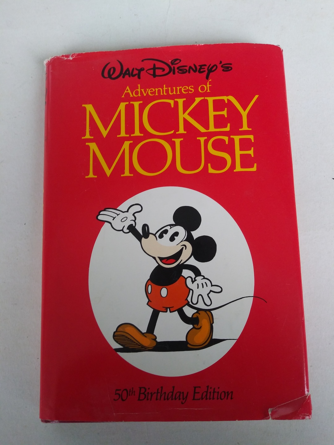 Vintage Book Walt Disney's Adventures of Mickey Mouse 50th Birthday ...