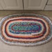 Oval Multicolor Crocheted Rag Rug - Etsy