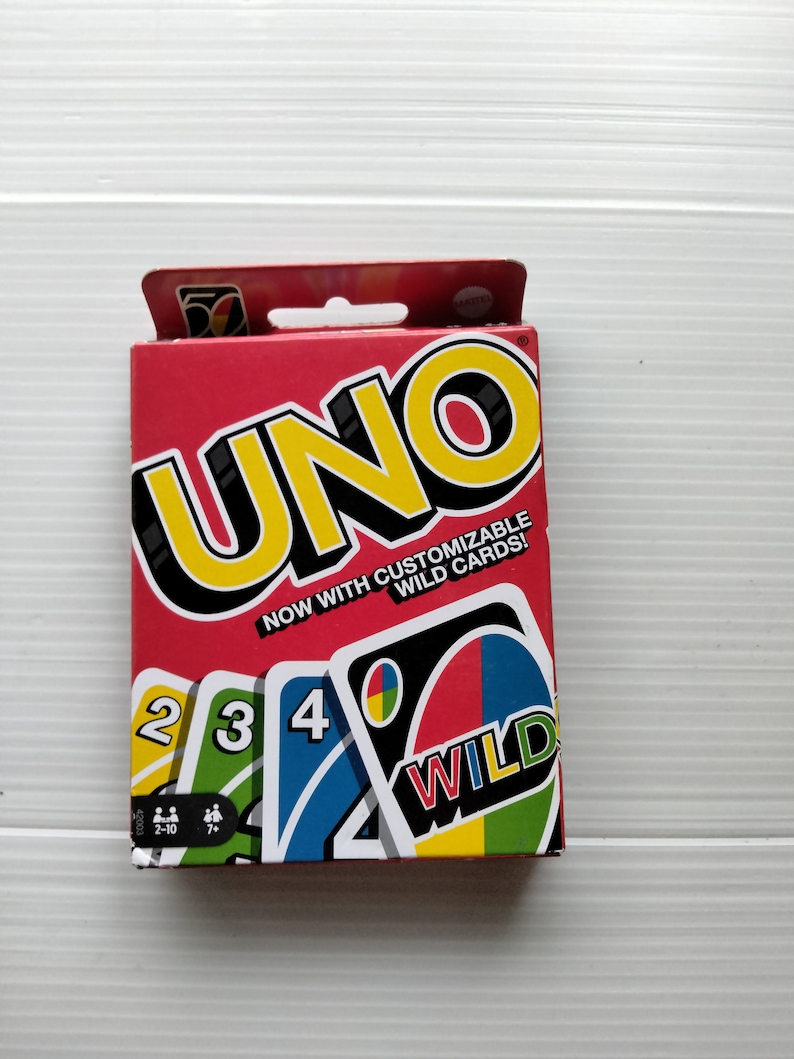 Vintage UNO Card Game Wild Cards - Etsy
