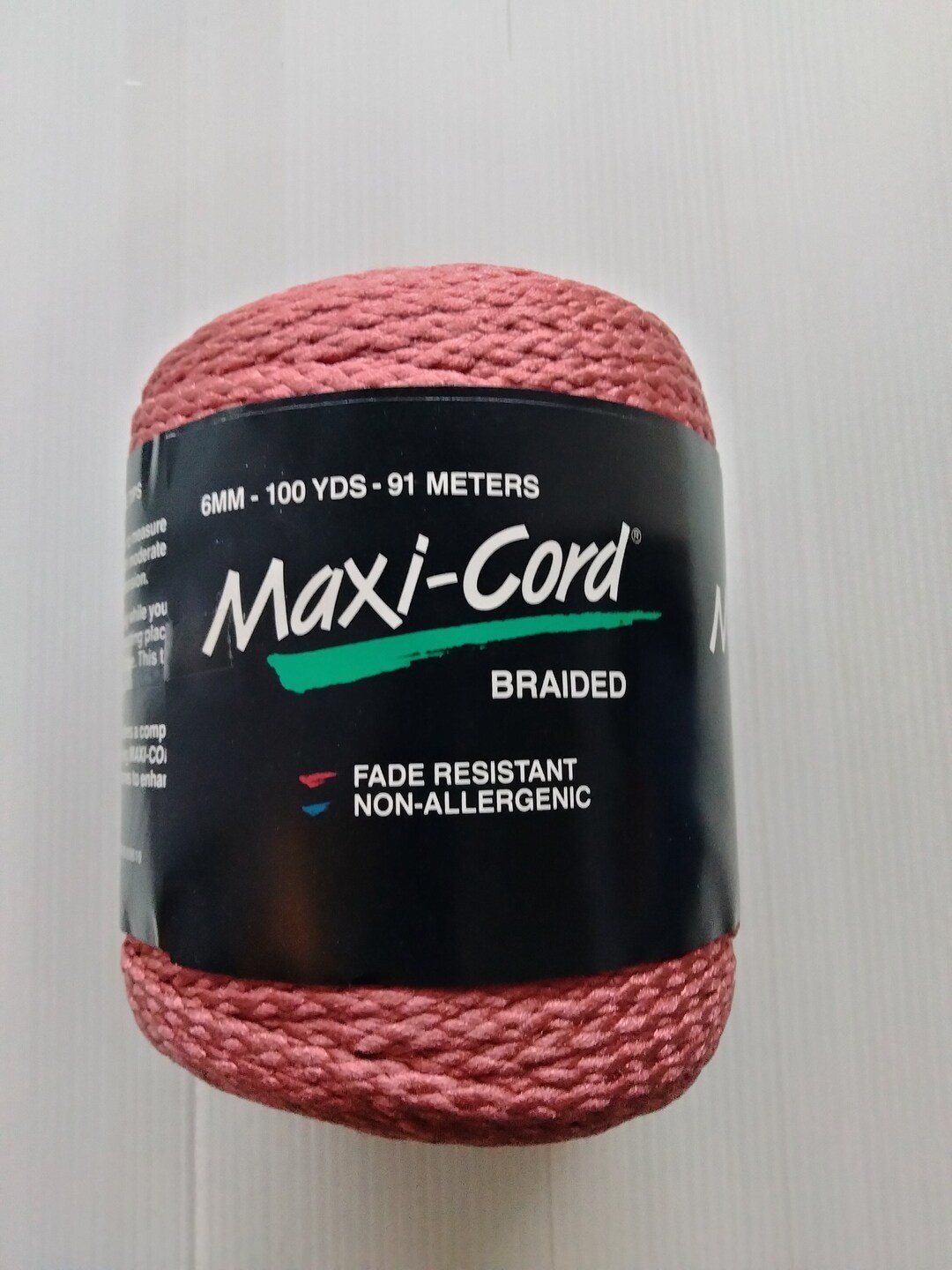Braided Maxi-cord Polypropylene Macrame Cord 6 MM 100 Yards.vintage ...