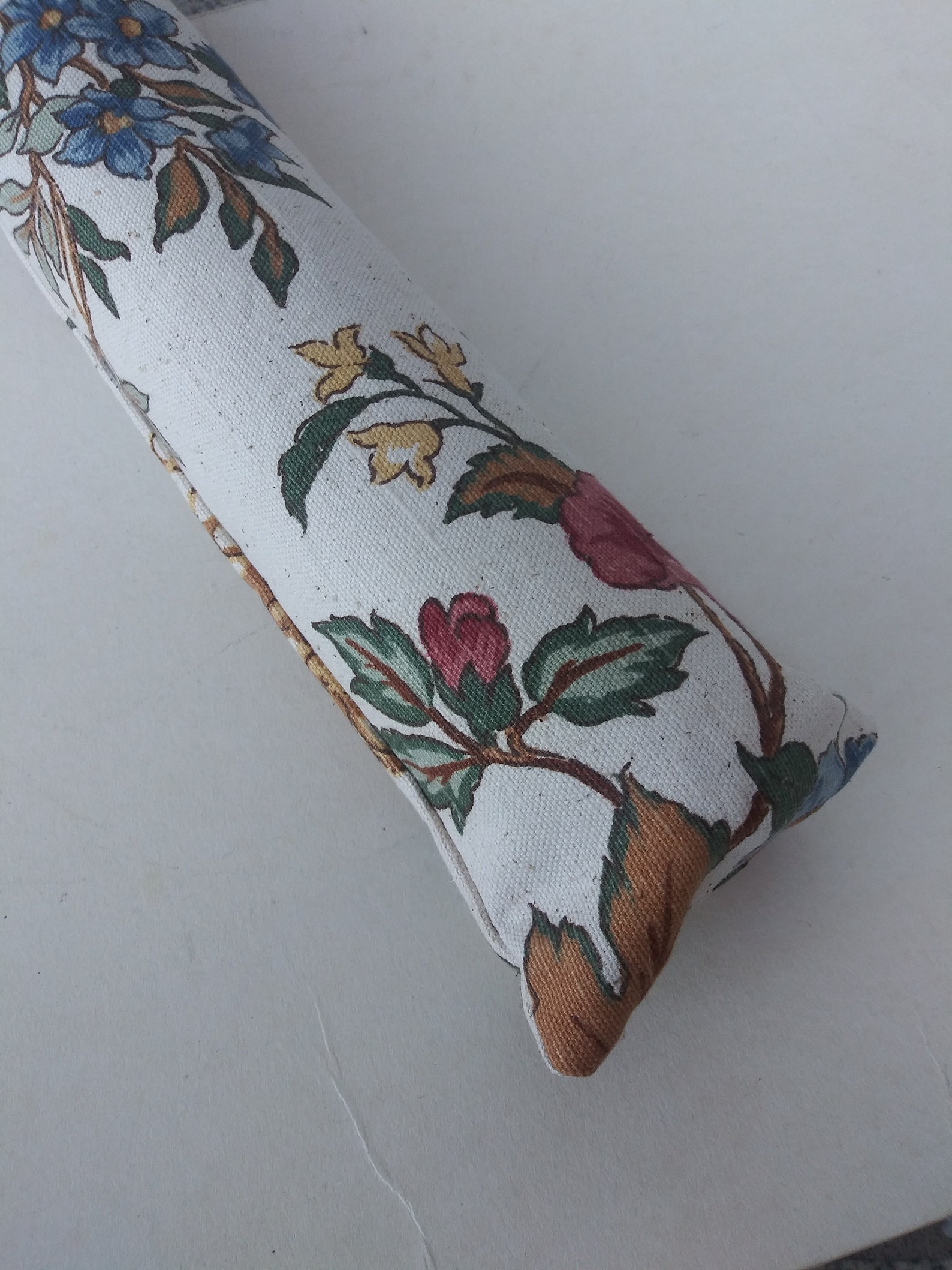 Door Draft Stopper/door Snake/draft Stopper/ Floral Pattern on | Etsy