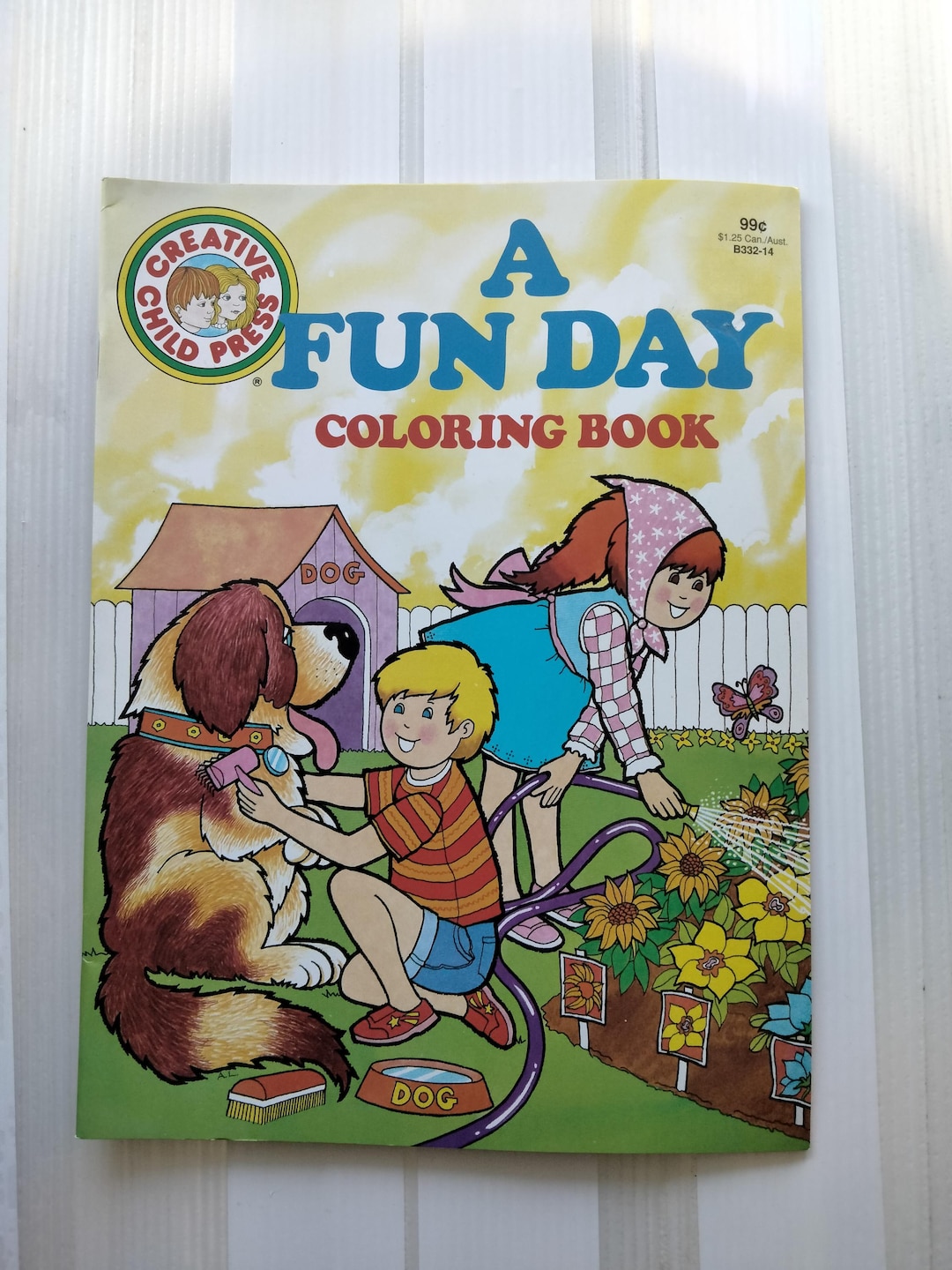 Vintage Book A Day of Fun Coloring Book / Creative Child Press 1993 - Etsy