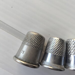 4 Pieces Vintage Metal Thimbles - Etsy
