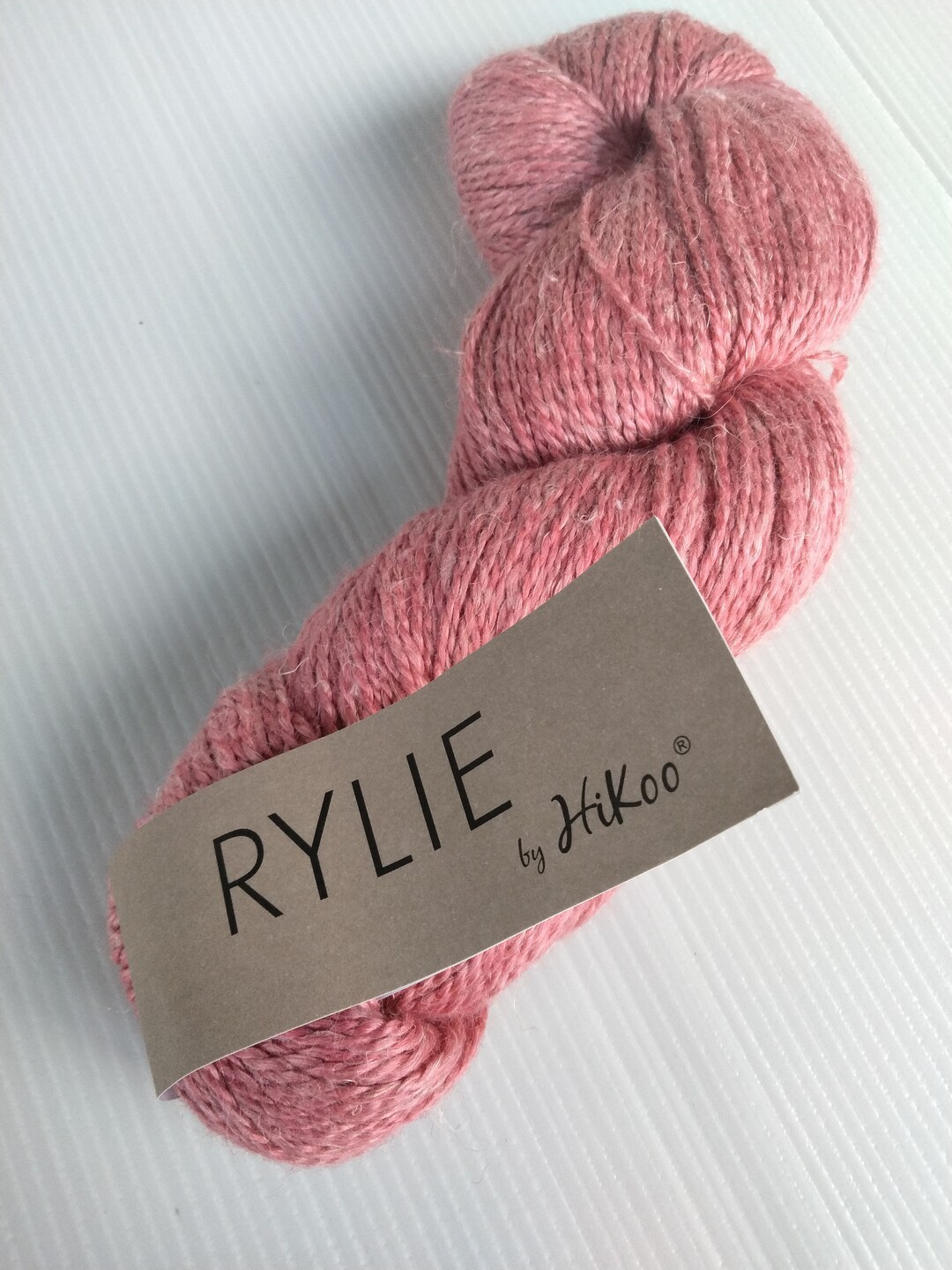 1 Ball Rylie by Hikoo Yarn Baby Alpaca ,silk, Linen/guava - Etsy