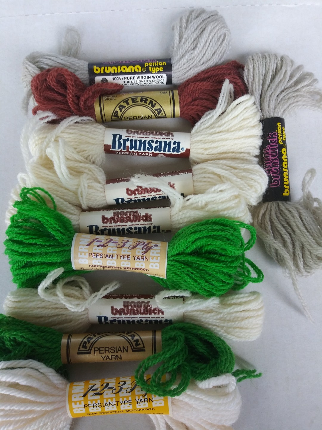 10 Skeins Persian Yarn Paternayan Virgin Wool Vintage Yarn - Etsy
