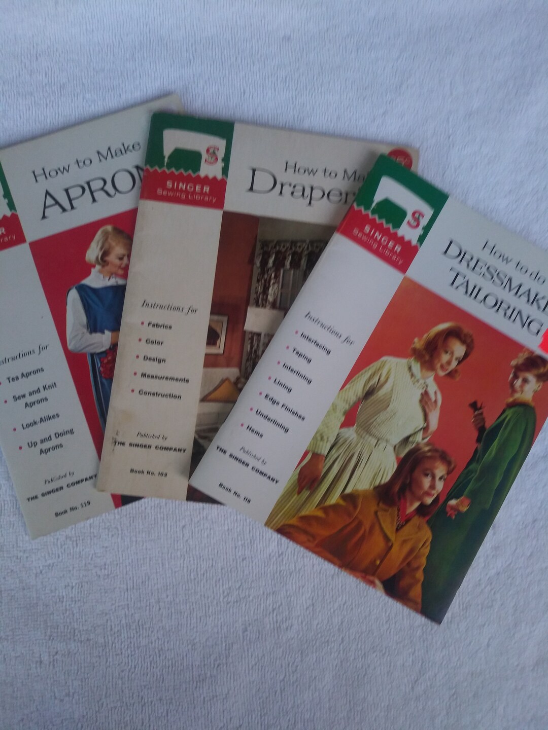 Singer Sewing Library Set 3 Vintage Book 1960s - Etsy