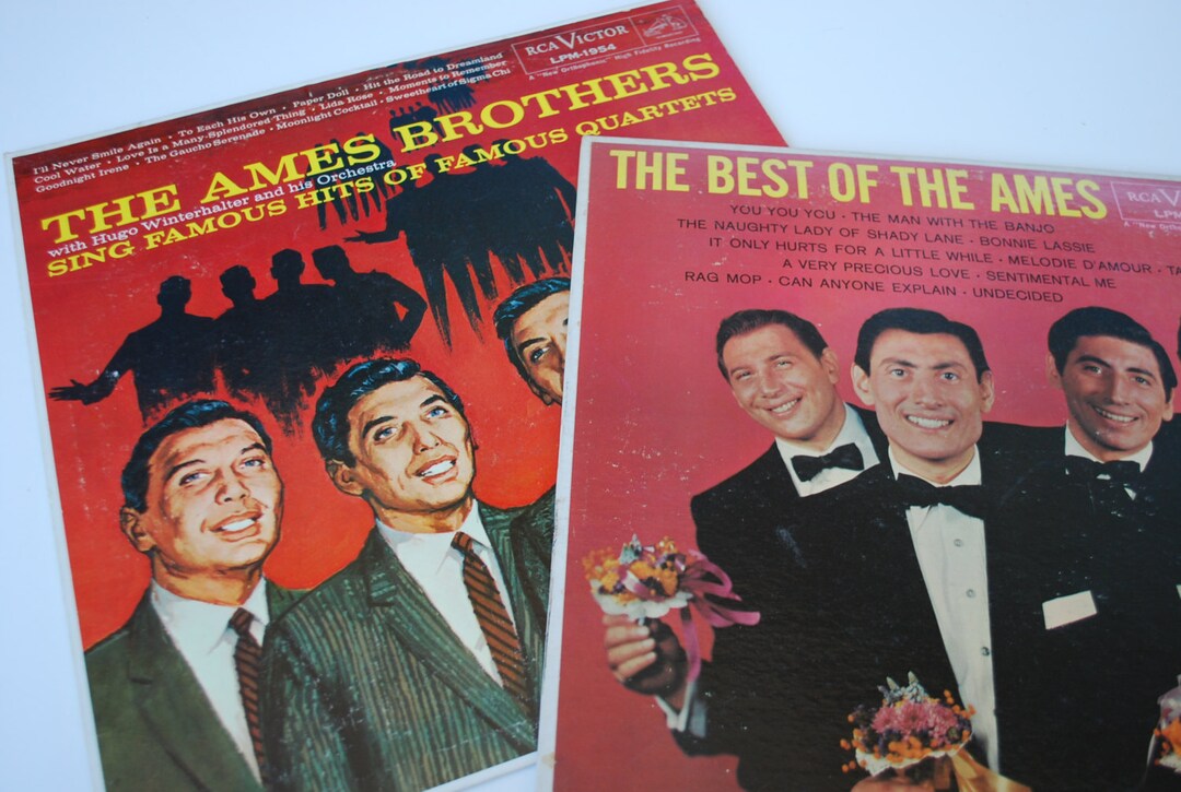 2 Vintage Record the Best of the Ames LP 1958,the Ames Brothers 1954 - Etsy