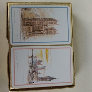 Lot of 2 Box London Scenes Playing Cards - Etsy