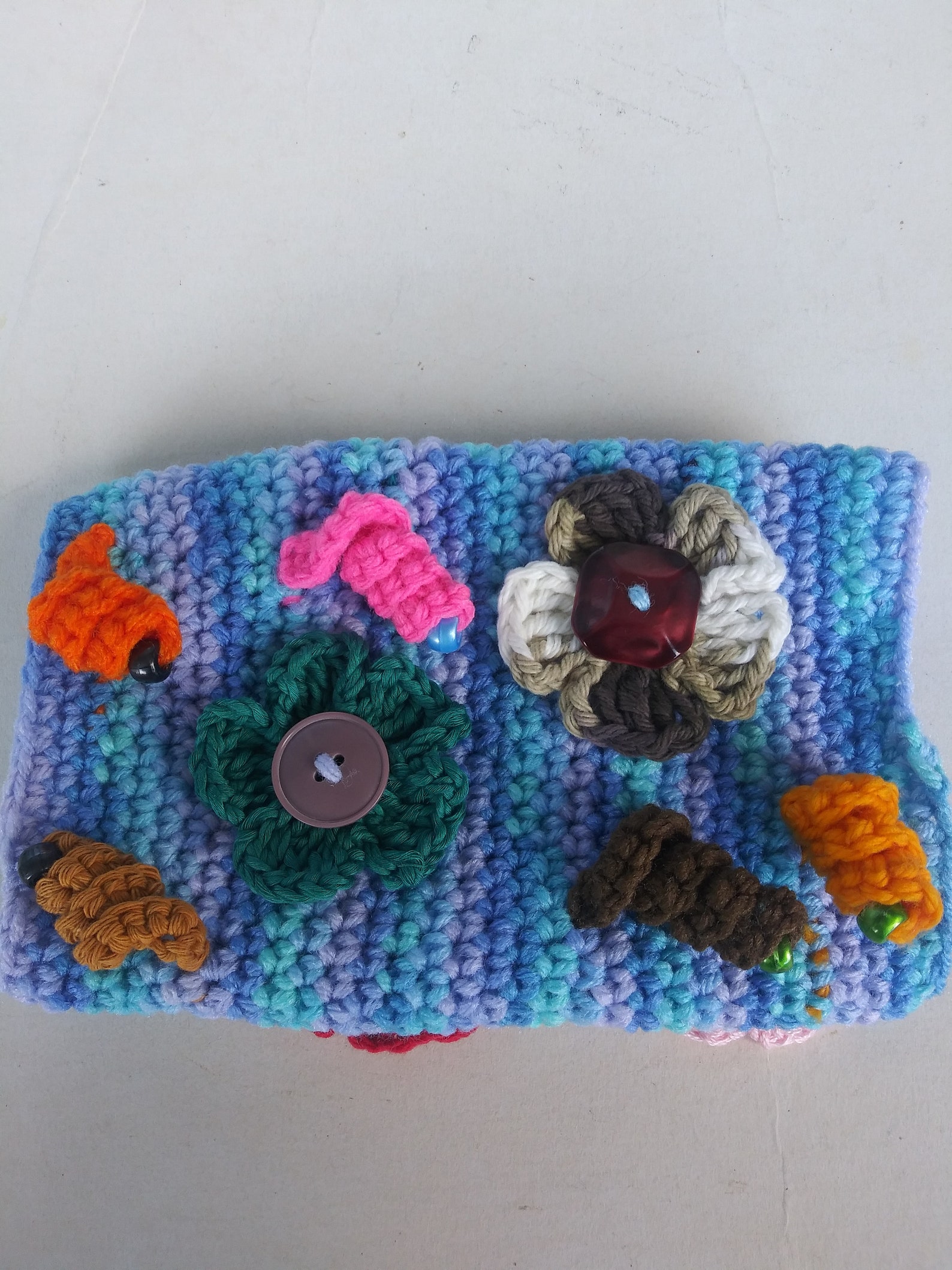 Knitted Fidget Muff: Sensory Twiddle Muff for Dementia, Alzheimer's - Etsy