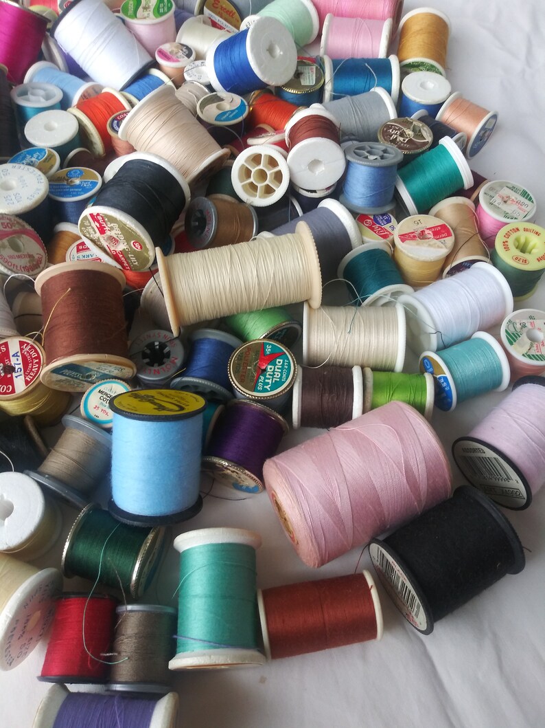 200 Spools of Sewing Thread Assorted Colors - Etsy