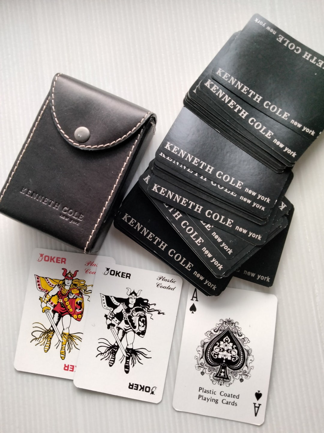 Vintage Playing Cards Kenneth Cole New York With Case - Etsy