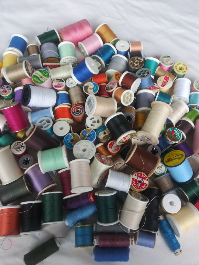 200 Spools of Sewing Thread Assorted Colors - Etsy