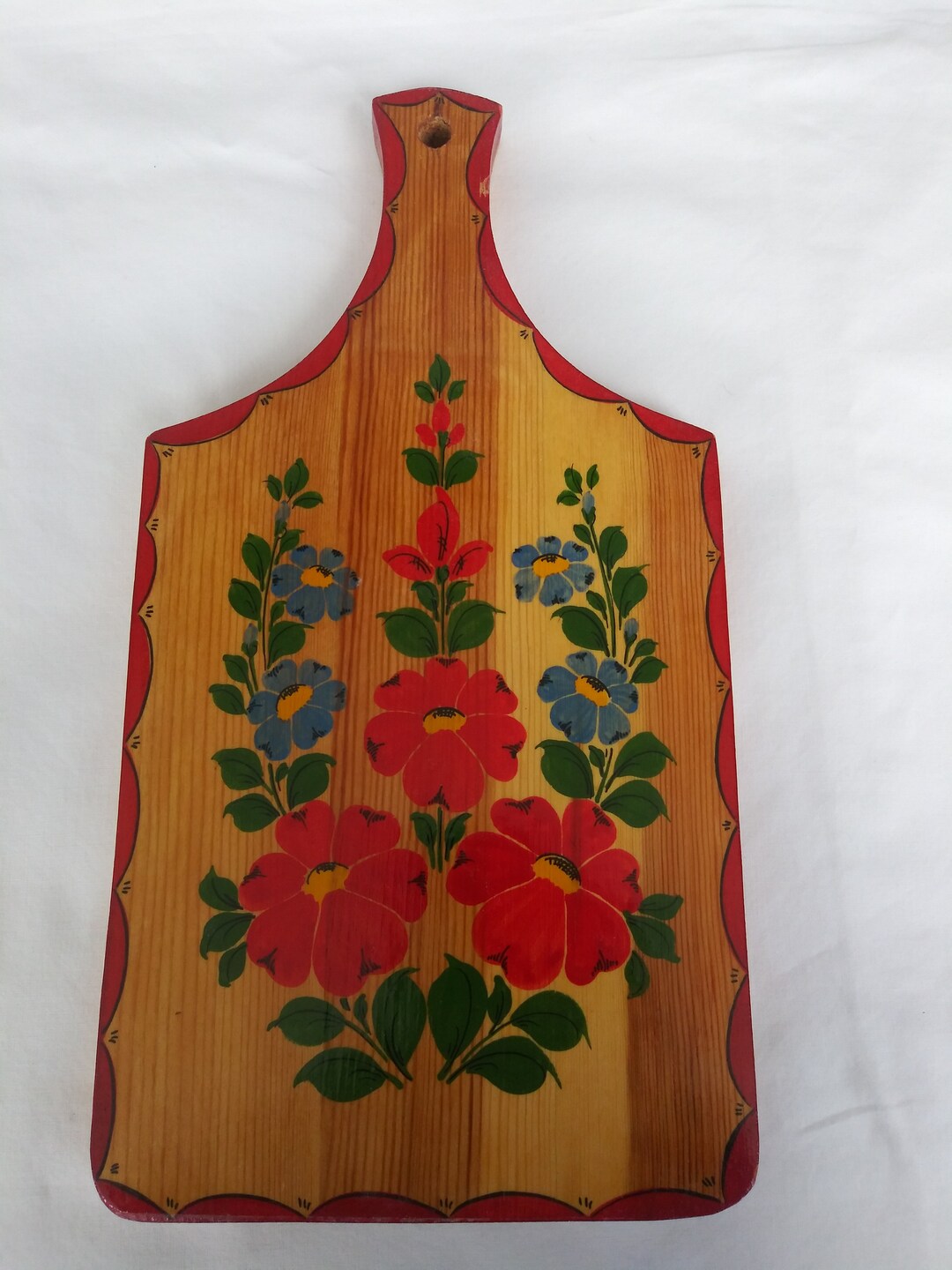 Vintage Russian Wooden Cutting Board Kitchen Decorative - Etsy