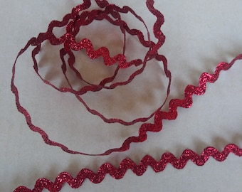 Wide Red Rick Rack | Etsy