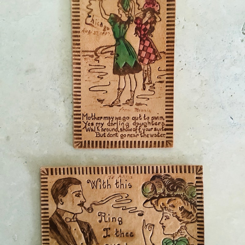 Risque Postcards - Etsy