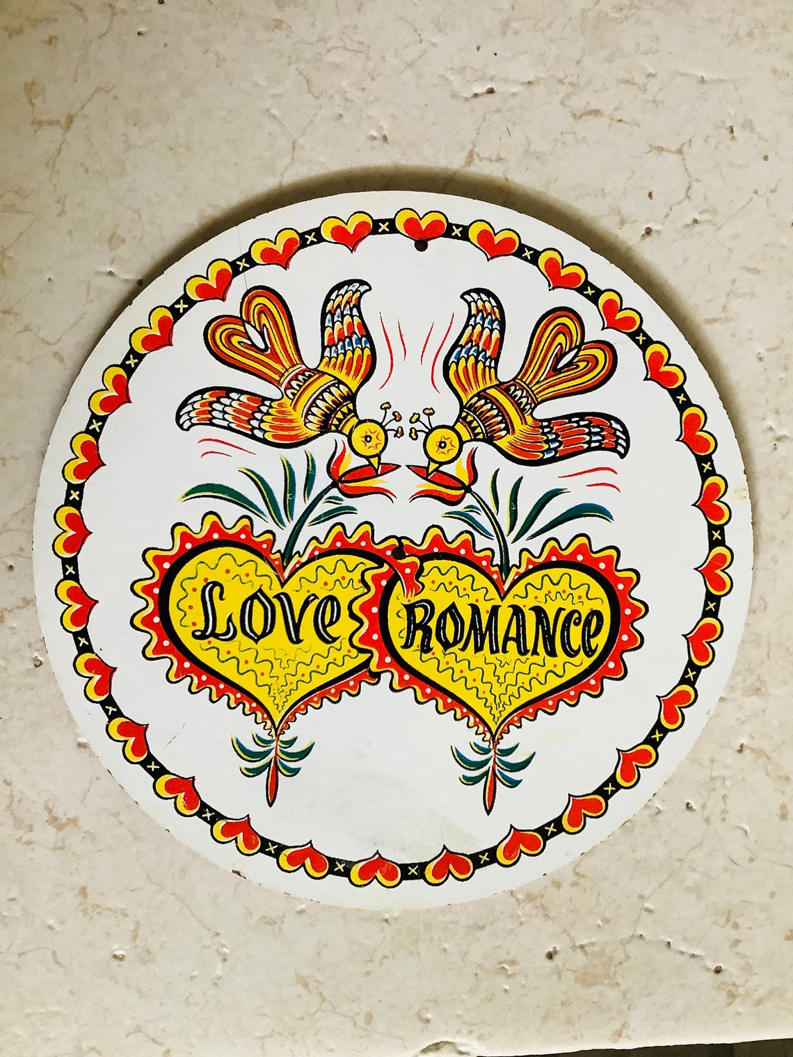 Vintage Pennsylvania Dutch / Irish Hex Sign / Amish Folk Art / - Etsy