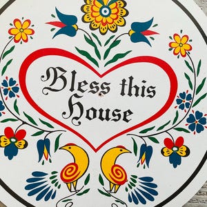 Vintage Pennsylvania Dutch / Irish Hex Sign / Amish Folk Art / Good ...