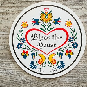 Vintage Pennsylvania Dutch / Irish Hex Sign / Amish Folk Art / Good ...
