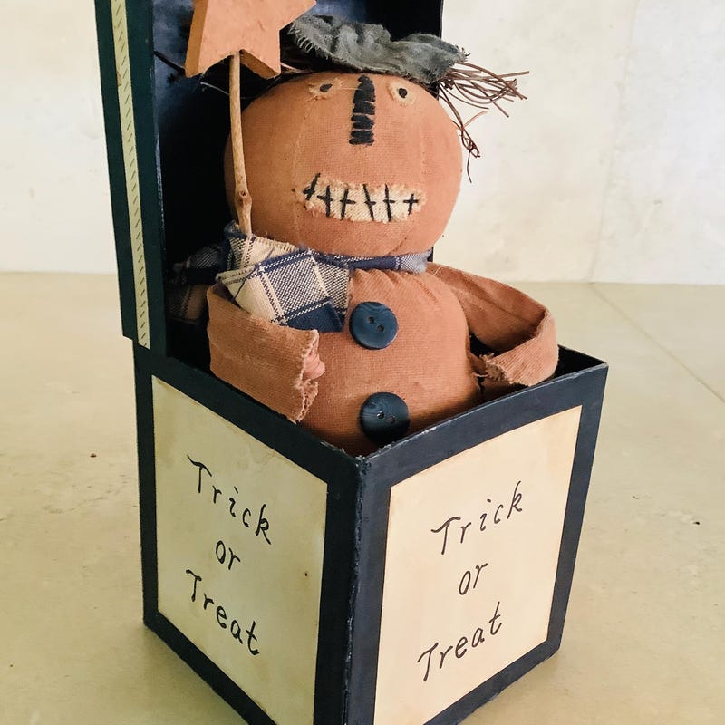 Creepy Jack in a Box - Etsy