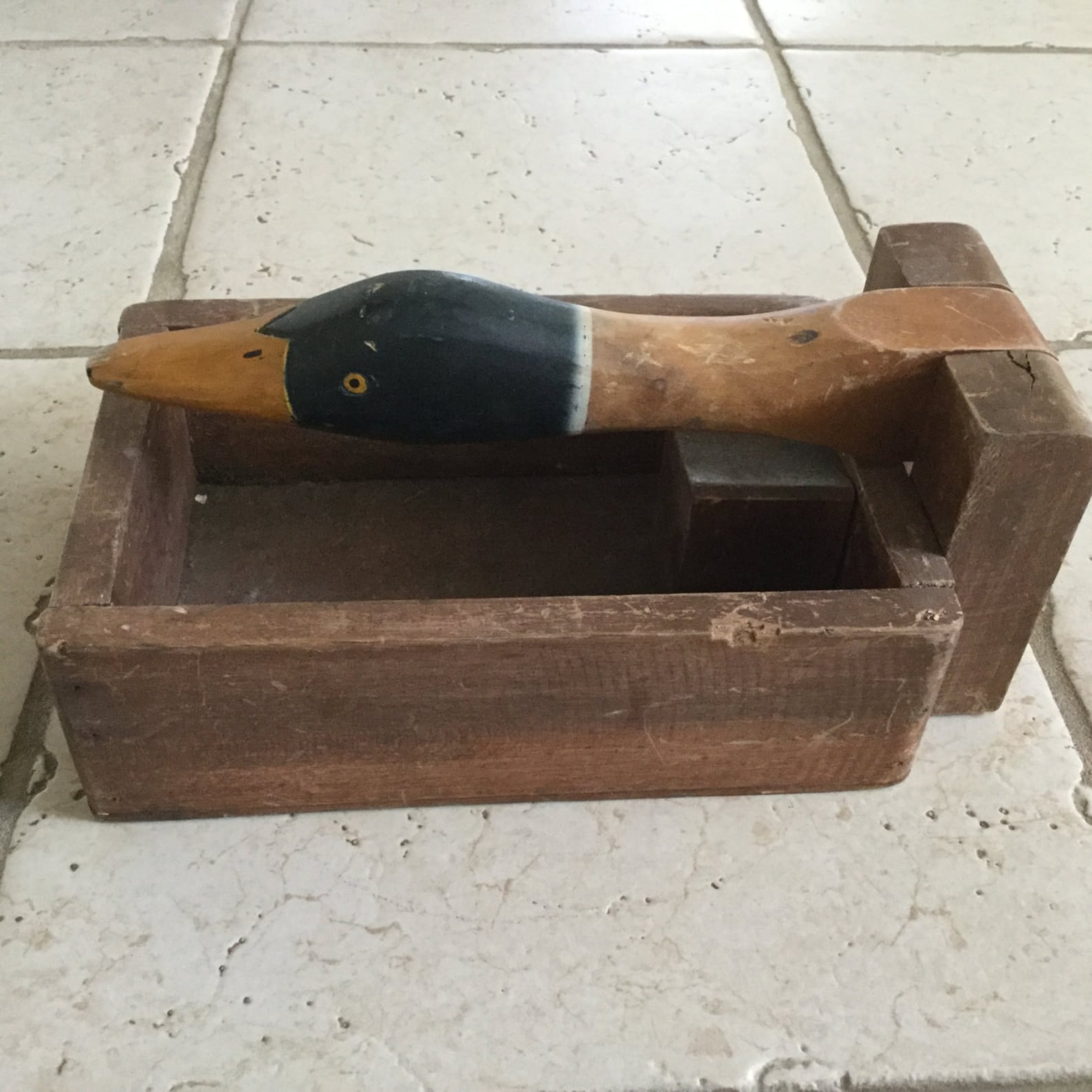 Vintage Handmade Wooden Duck Nutcracker/ Mallard Duck - Etsy