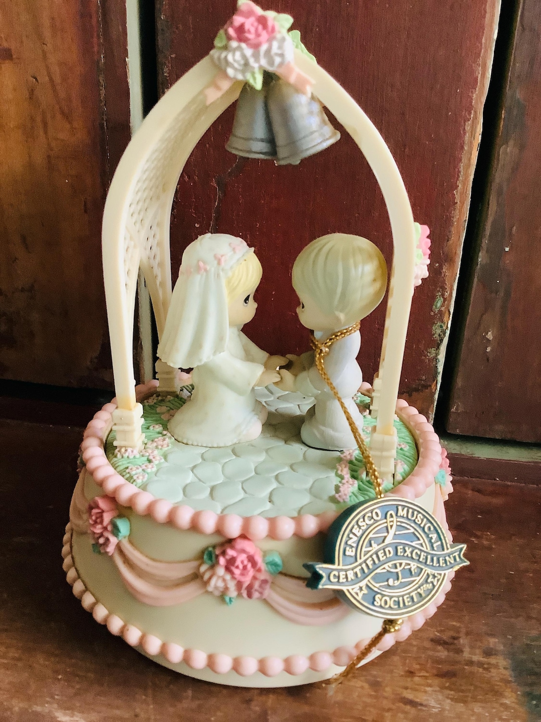 Precious Moments Bride and Groom Wedding Music Box, Wedding Music Box ...