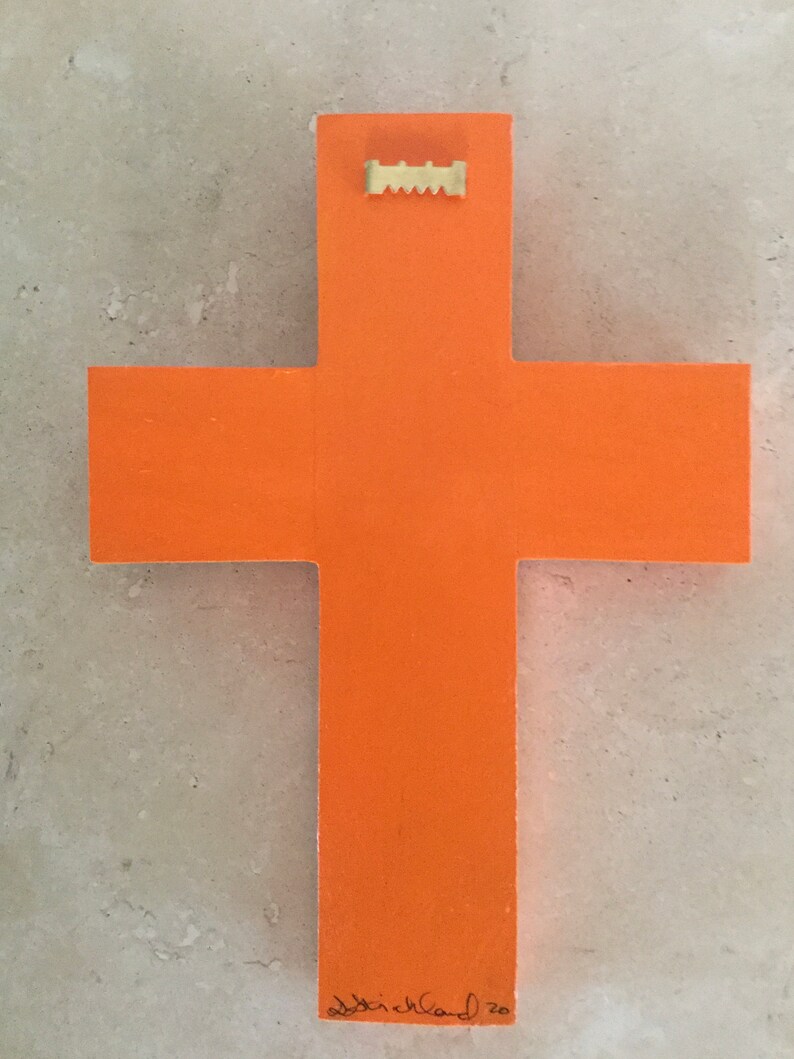 Funky Cross Handmade with Mexican Loteria Cards Worry Dolls | Etsy