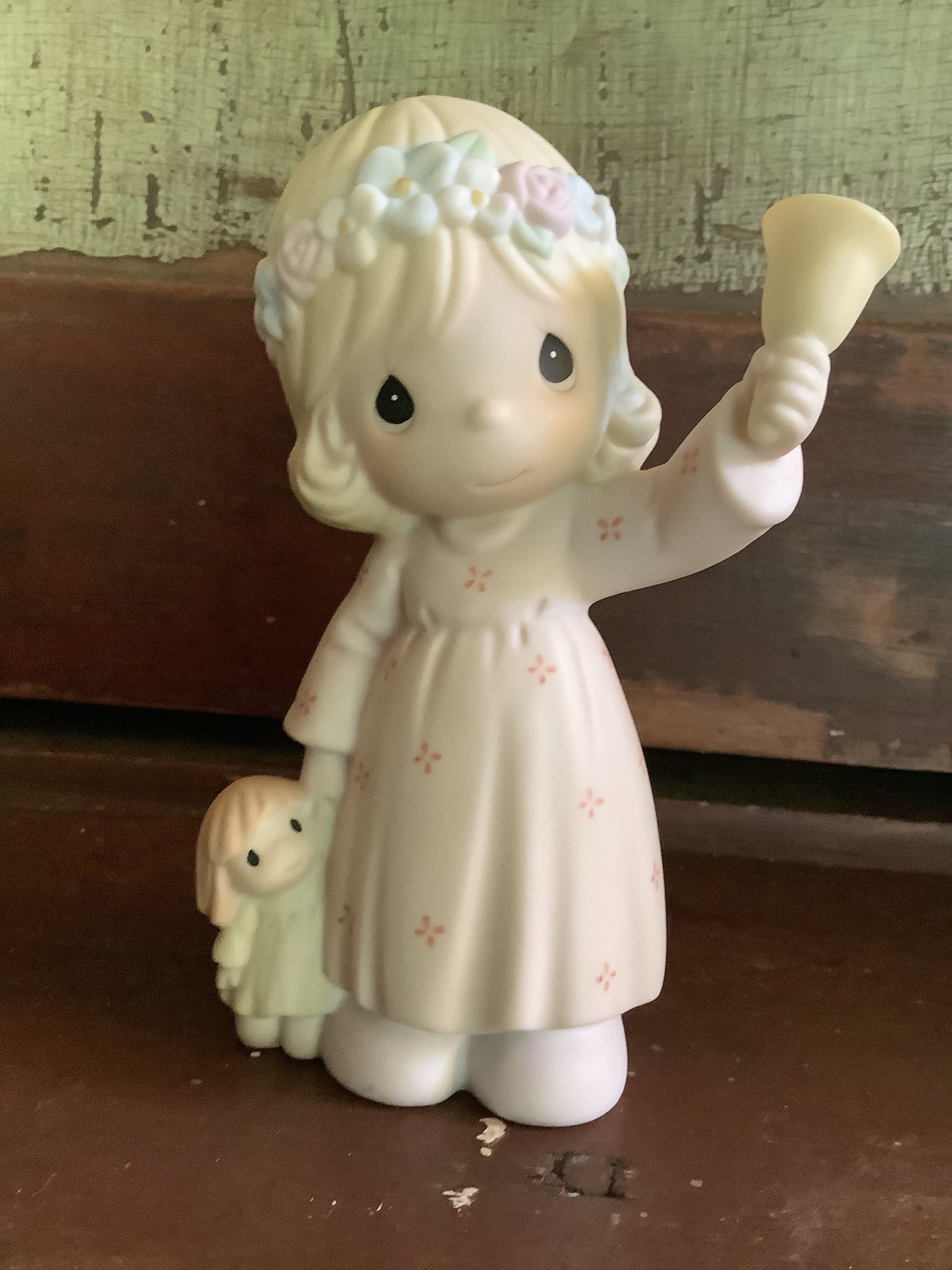 Vintage Enesco Porcelain A Precious Moments Figurine / Ring - Etsy