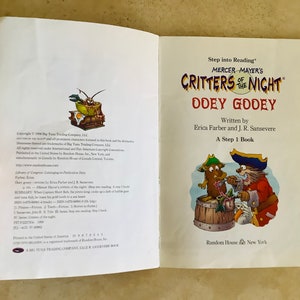 Colorful Childrens Story Book, OOEY GOOEY, Mercer Mayers Critters of ...