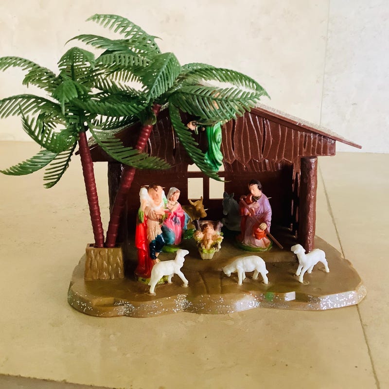 Plastic Nativity - Etsy
