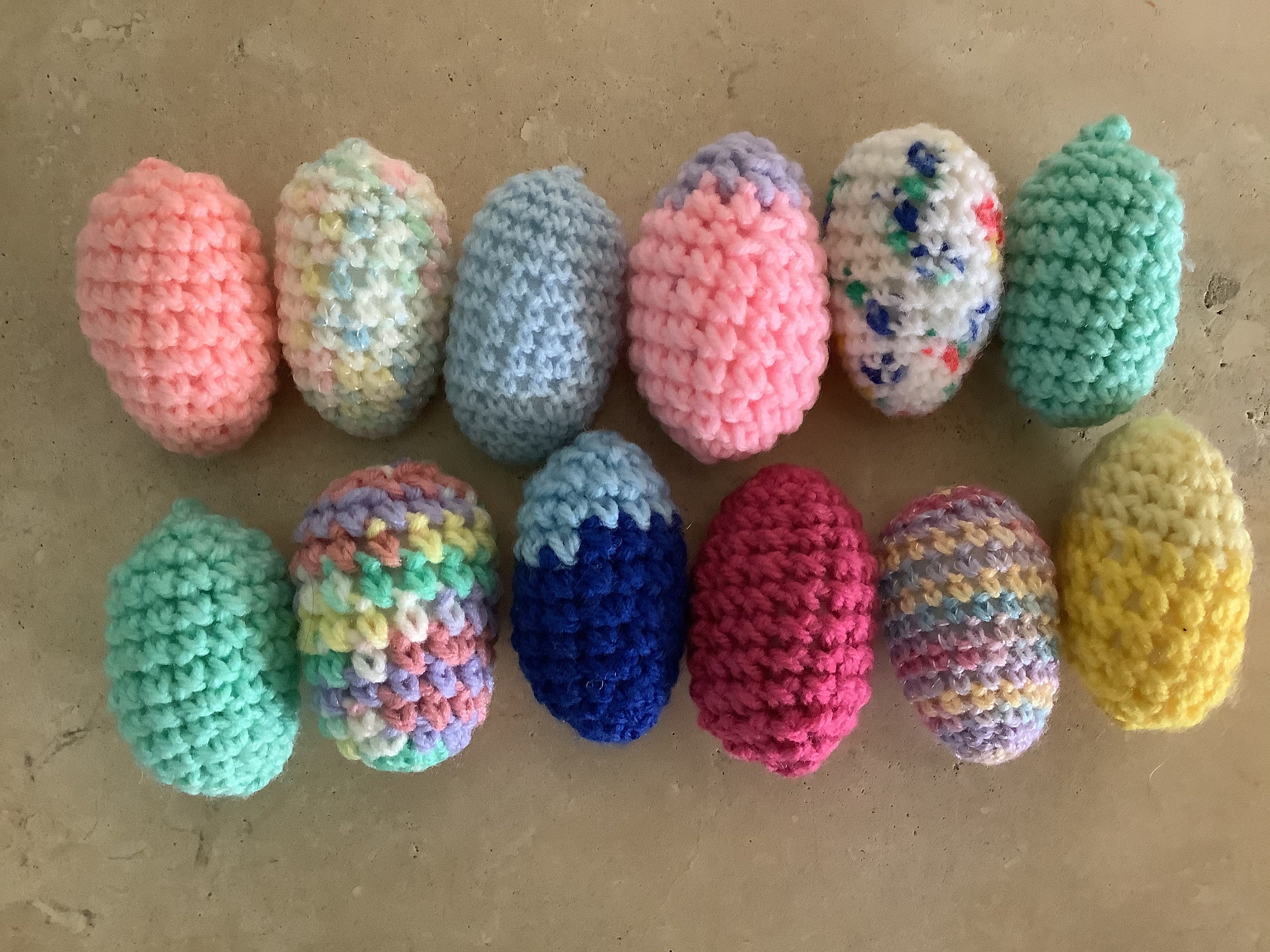 Hand Knit Soft Easter Eggs / Easter Decoration / Easter Decor | Etsy