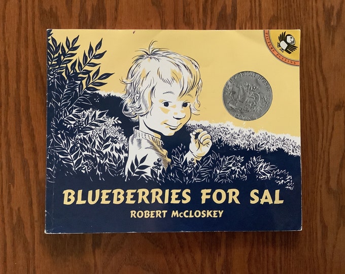 Vintage Childrens Story Book, Blueberries for Sal by Robert Mccloskey ...