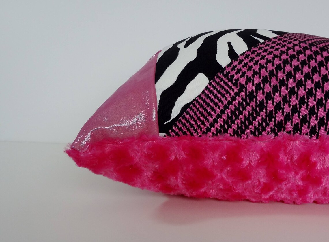 Funky Hot Pink 70s Pillow Cover Retro Throw Pillow Cushion - Etsy