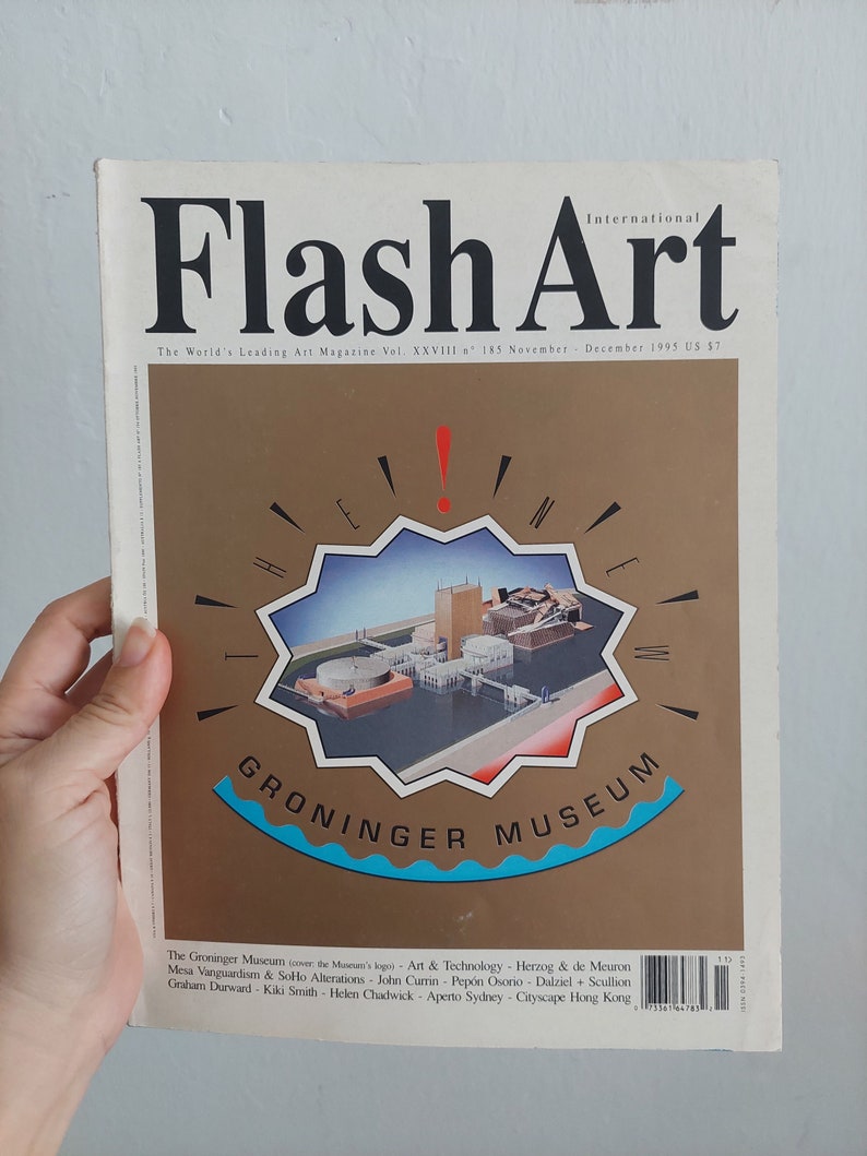 Vintage 'FLASH ART' International Magazine 1995 Groninger Museum ...