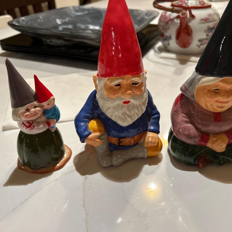 German Ceramic Gnomes - Etsy