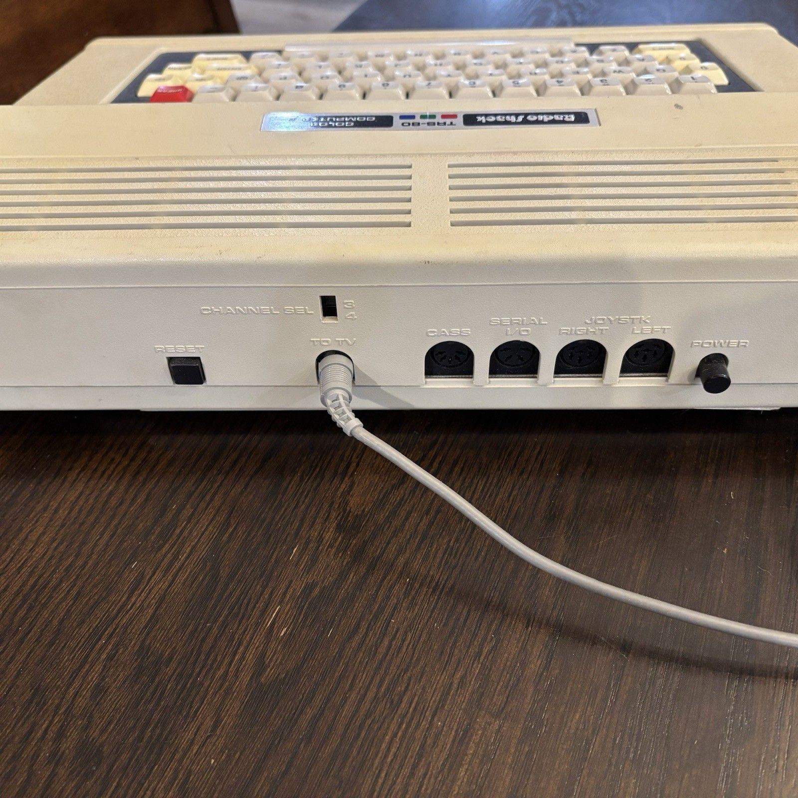 Vintage Radio Shack Tandy TRS-80 Color Computer 2 Untested W/ Book ...