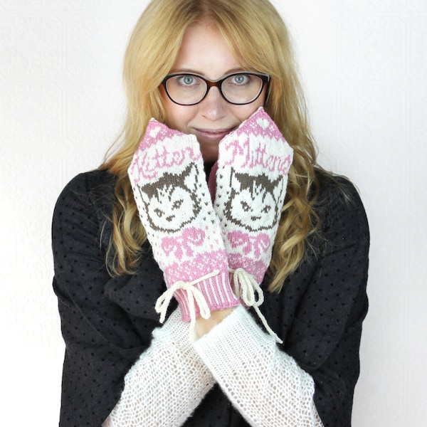 Kitten Mittens - Etsy