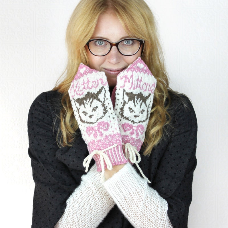 Kitten Mittens - Etsy