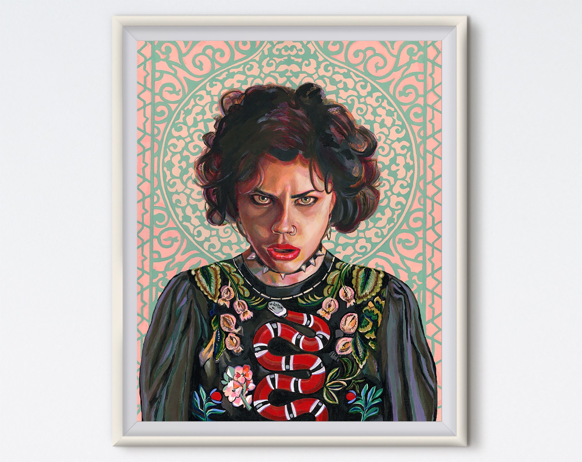 Nancy Acrylic Painting Fairuza Balk Art Print the - Etsy