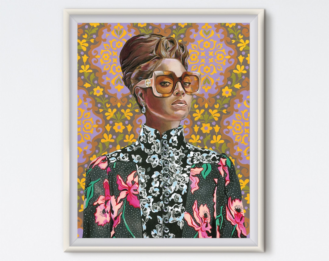 Queen Bey - Acrylic Painting - Portrait - Art Print - Fashion Art ...