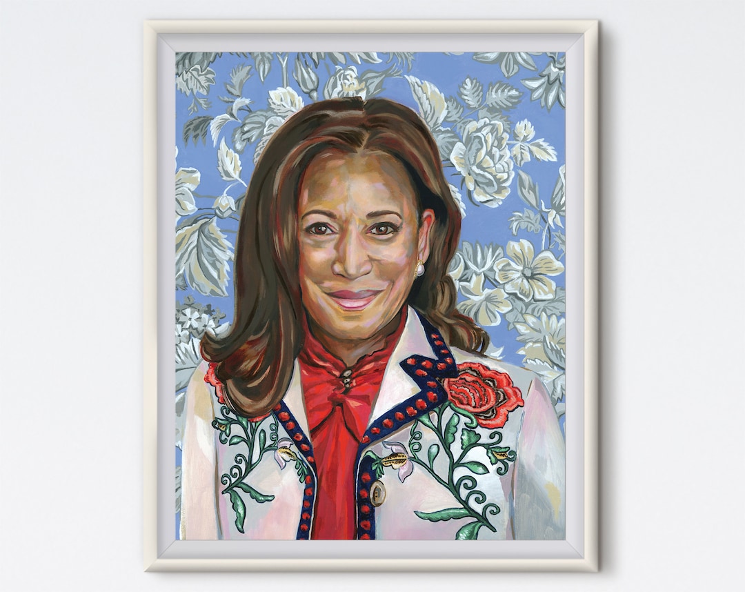 Kamala - Oil Painting - Kamala Harris - Art Print - Feminist Art ...