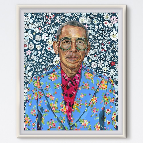 Kamala Oil Painting Kamala Harris Art Print Feminist - Etsy