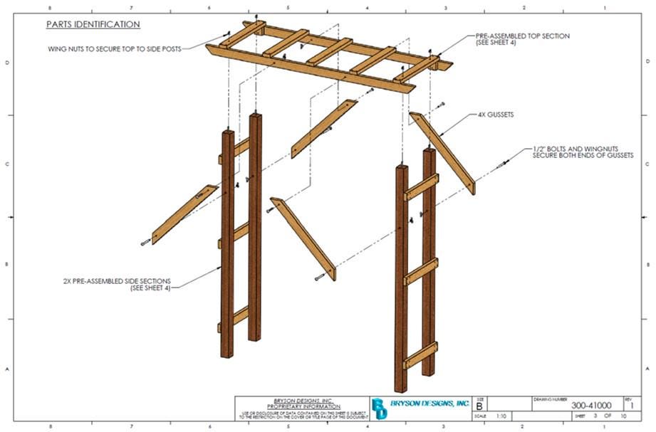 Wedding Arch / Garden Arbor DIY Design Plans - Easy Build, Unique ...