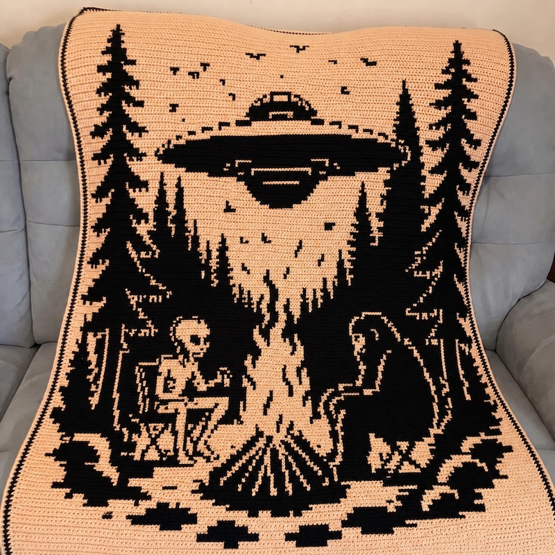 Bigfoot Mosaic Crochet - Etsy