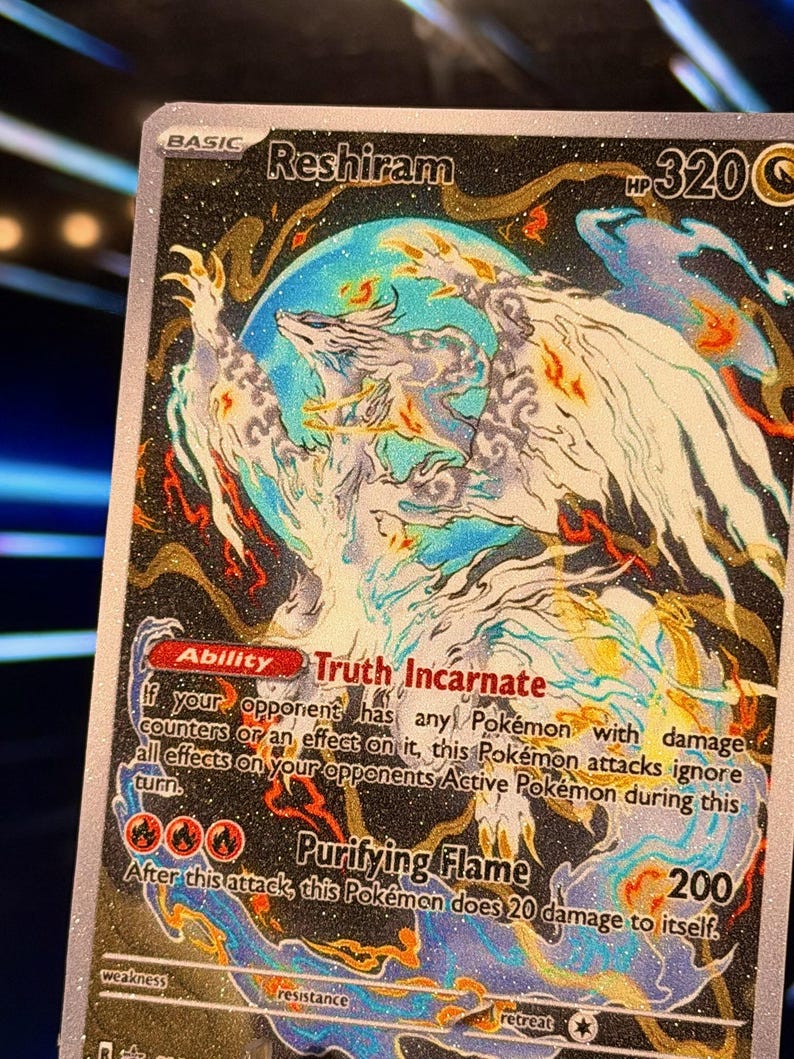 Japanese Style Pokemon Fan Art Trading Card - Etsy